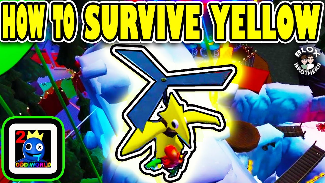 HOW TO SURVIVE YELLOW in RAINBOW FRIENDS 2 [ ODD WORLD ] / Roblox - YouTube