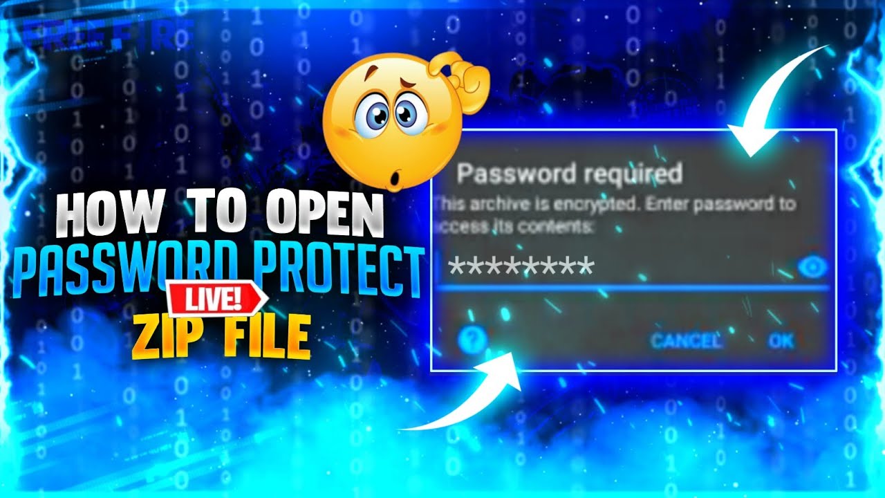 How to unlock password protect zip file 😱ll Zip file unlock process 🛡ll ...