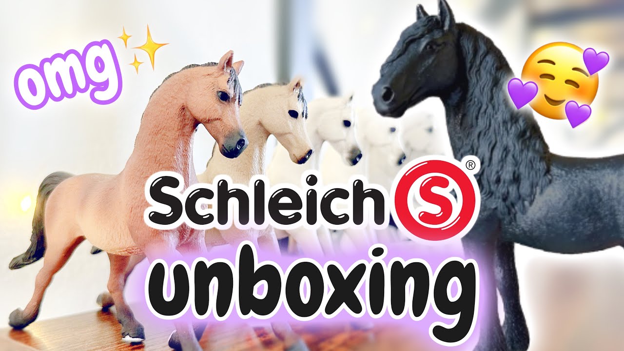 Unboxing my DREAM Horse! RARE Schleich Haul! - YouTube
