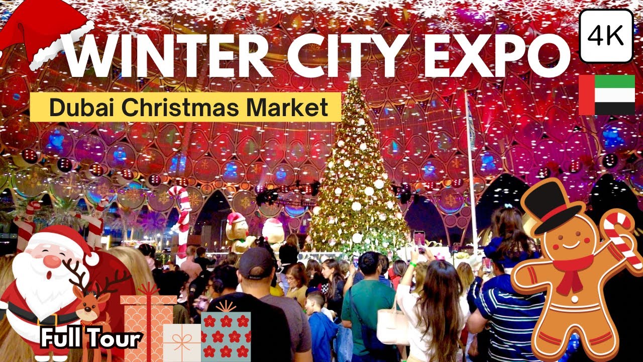 Dubai Christmas Market Winter City at Expo City 🇦🇪 Festive Activities ...