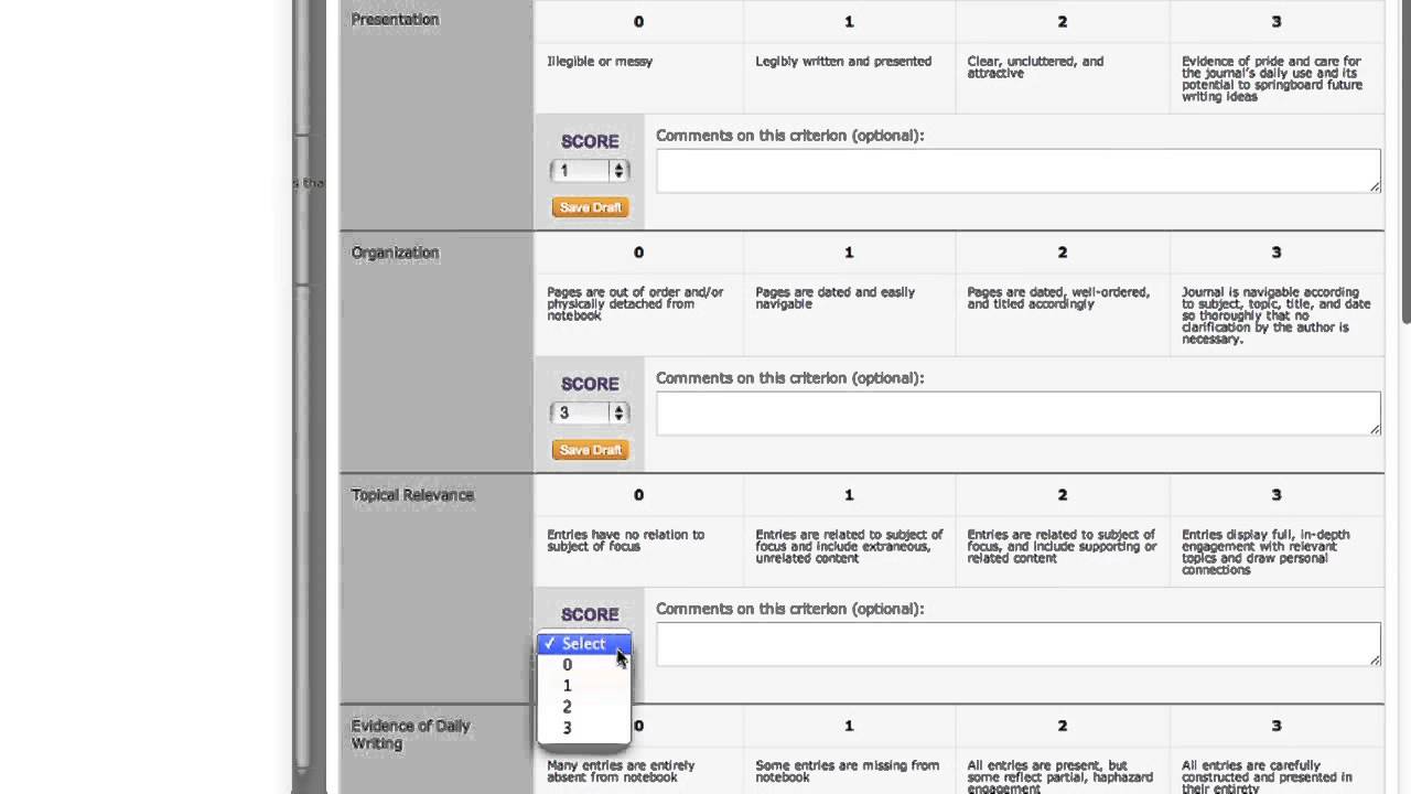Evaluating Directed Response Folio (DRF) Artifacts in Taskstream - YouTube