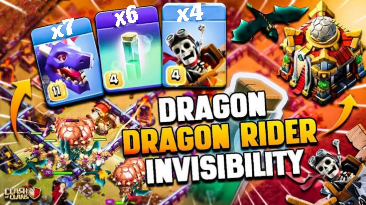 Hydra clone attacks💯 |Dragon Attack |Dragon Rider Attack|Th16 best ...