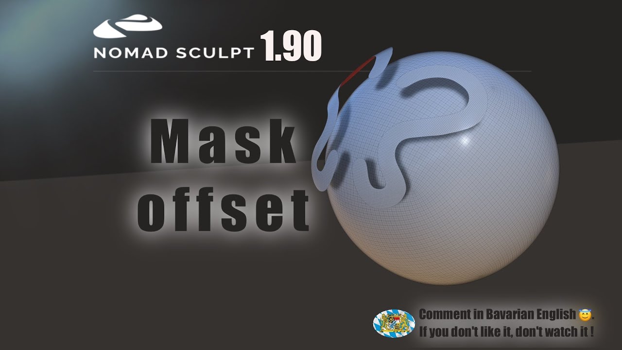 Nomad Sculpt - Mask extraction with offset (V1.90 - 19.4.2024) - YouTube