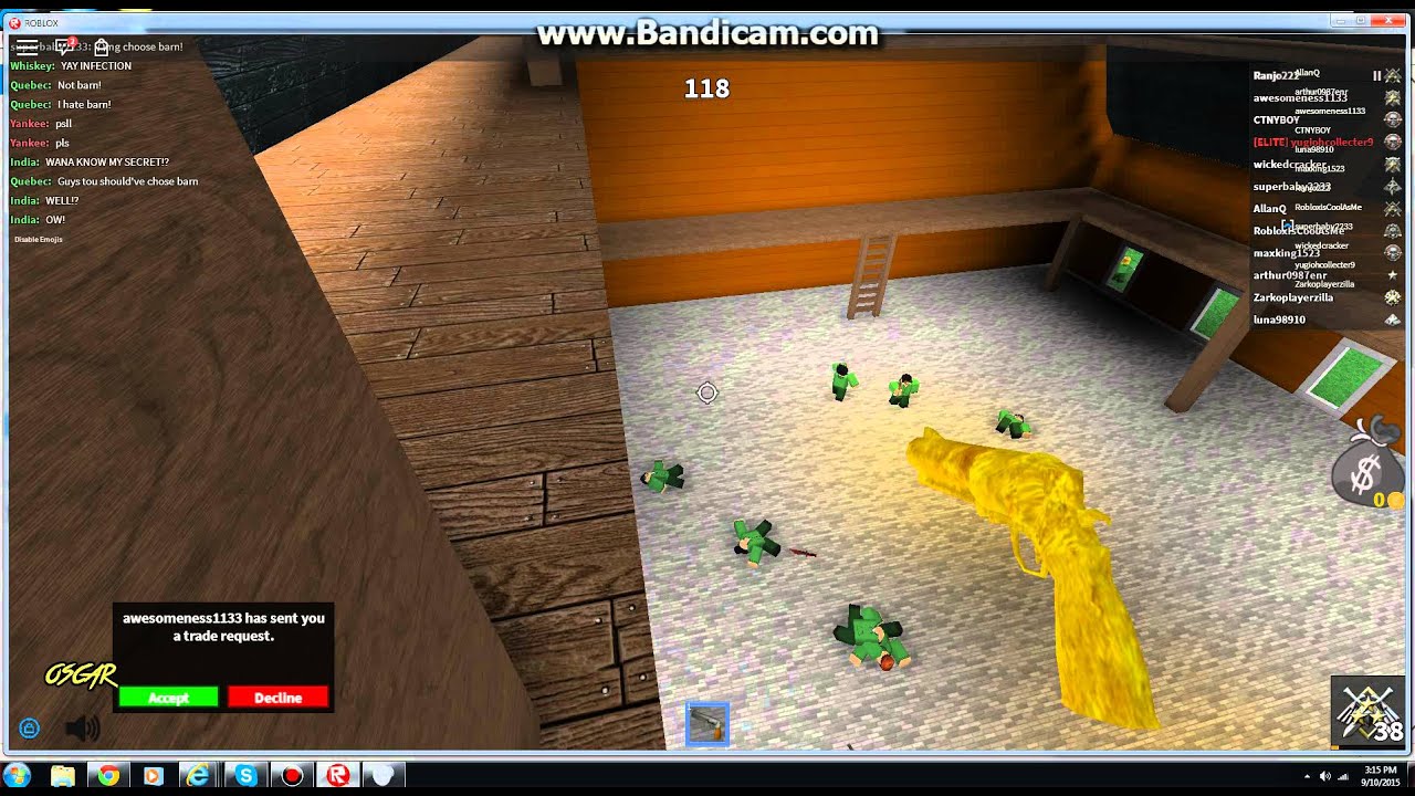 MM2 Winning infection mode as sheriff - YouTube