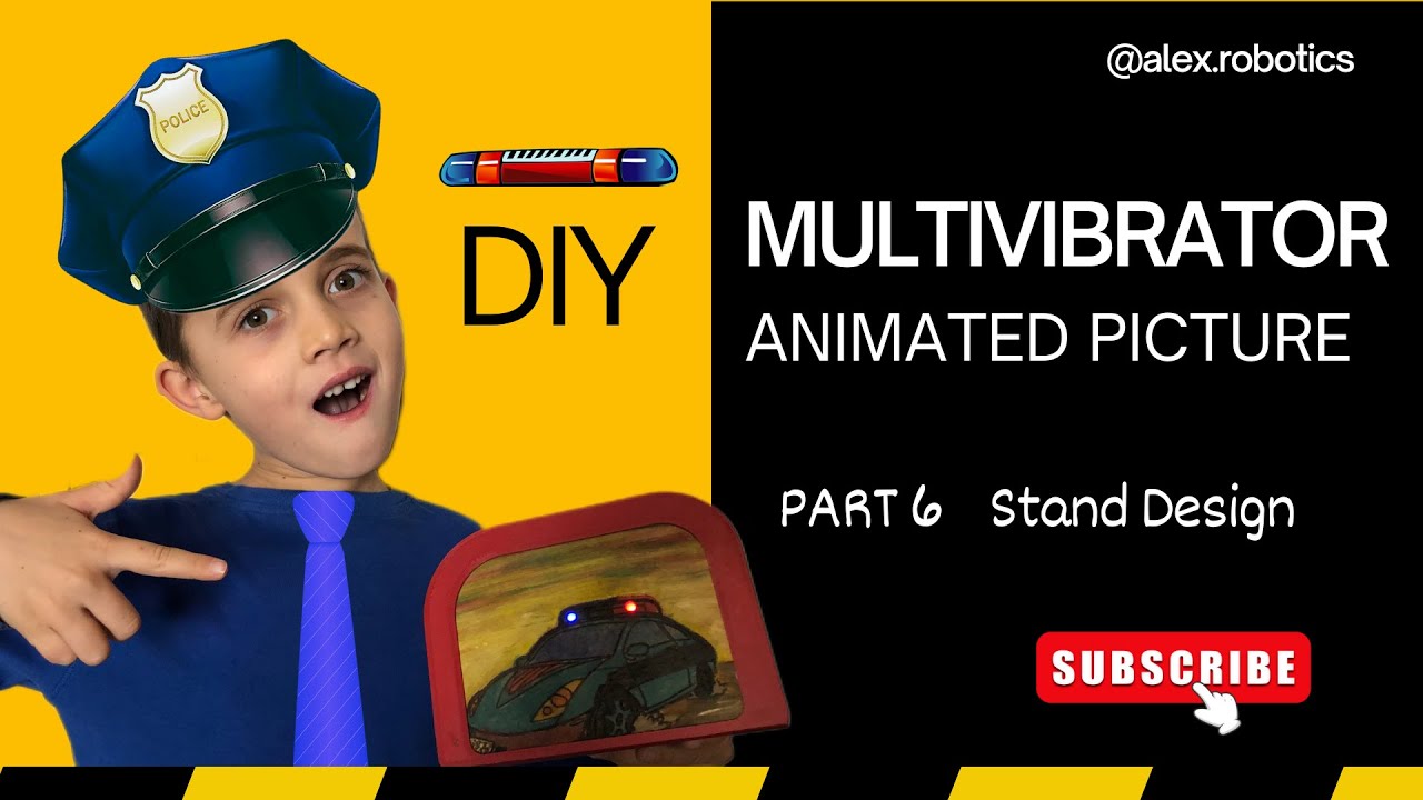 Part 6 - Stand Design in Fusion 360 & 3D Printing. DIY Multivibrator ...