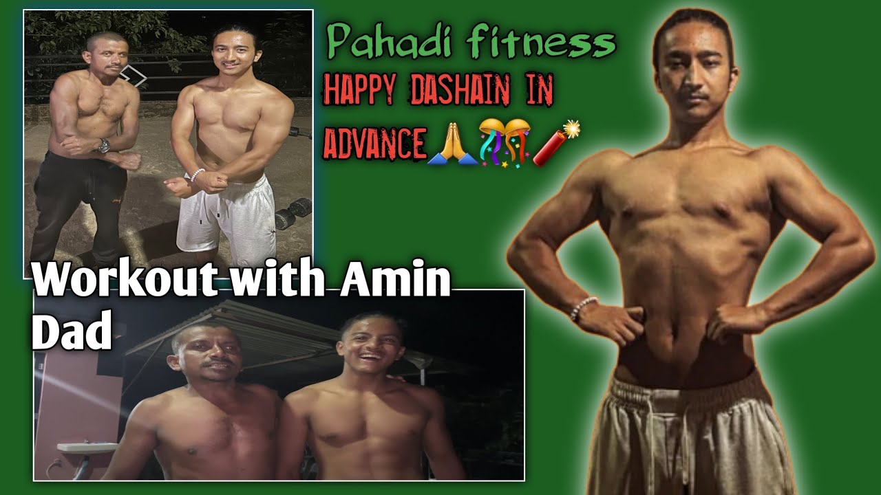 Homegym vlog ||Pahadi fitness ||Workout routine #gym #dailyvlog - YouTube