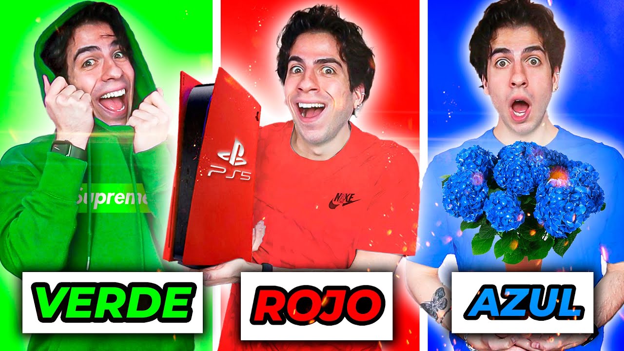 COMPRO TODO DE UN SOLO COLOR EN UN MINUTO - YouTube