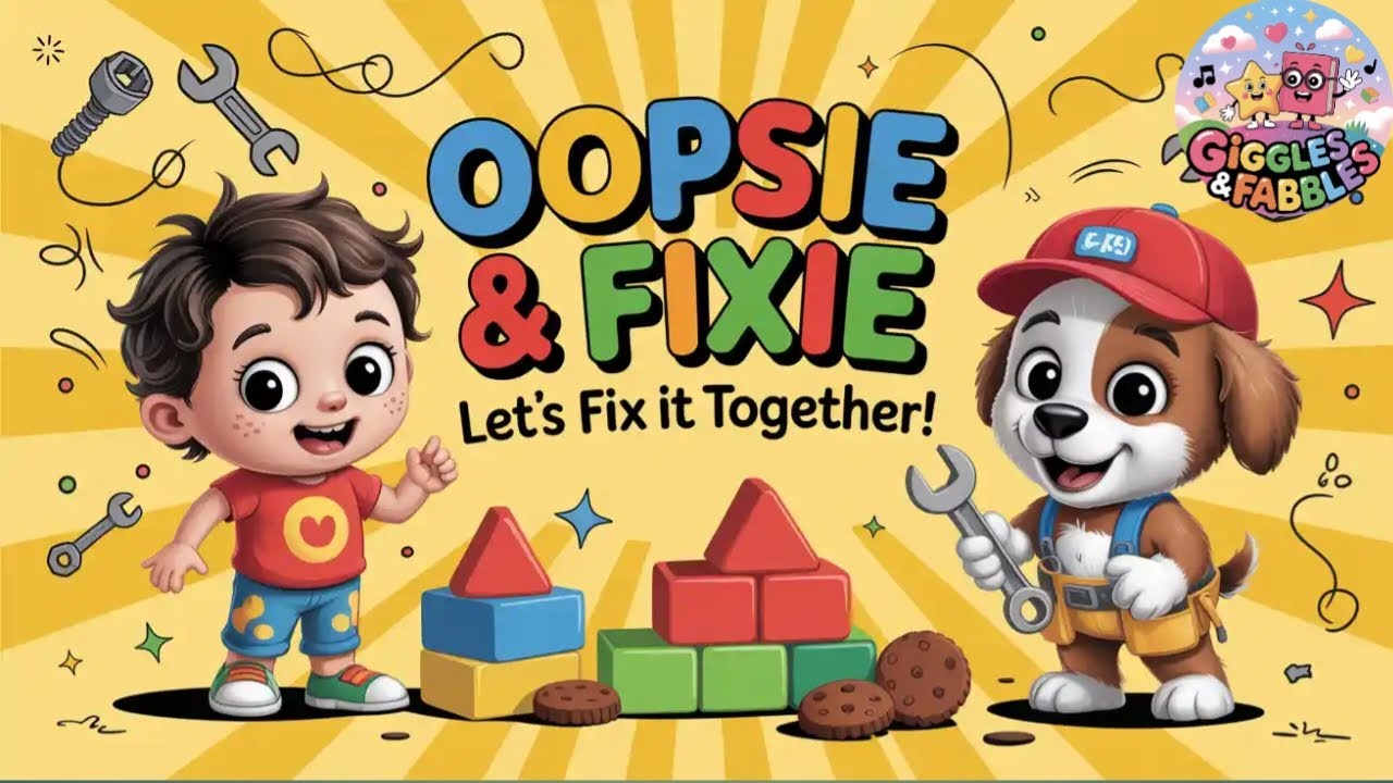 🎵 Oopsie & Fixie: Let’s Fix It Together 🔧🐾| A Fun Learning Song for ...