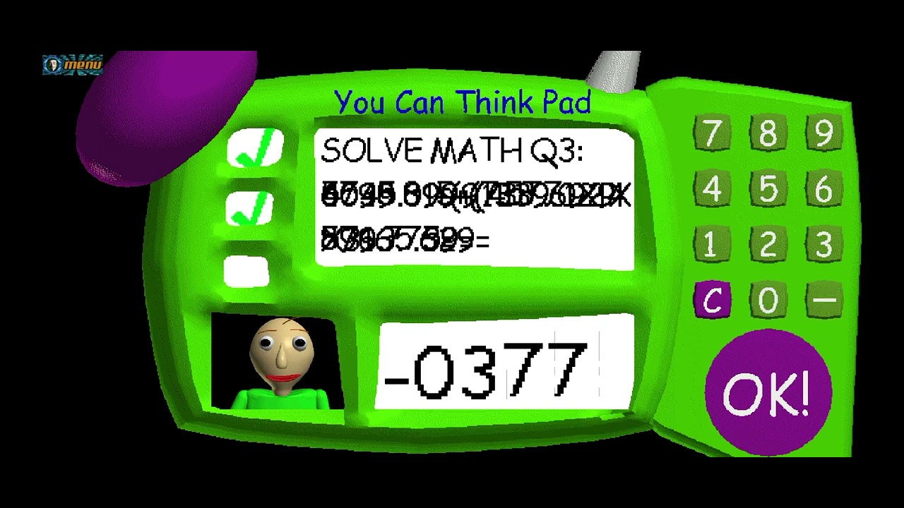 baldi's basics secret answer - YouTube