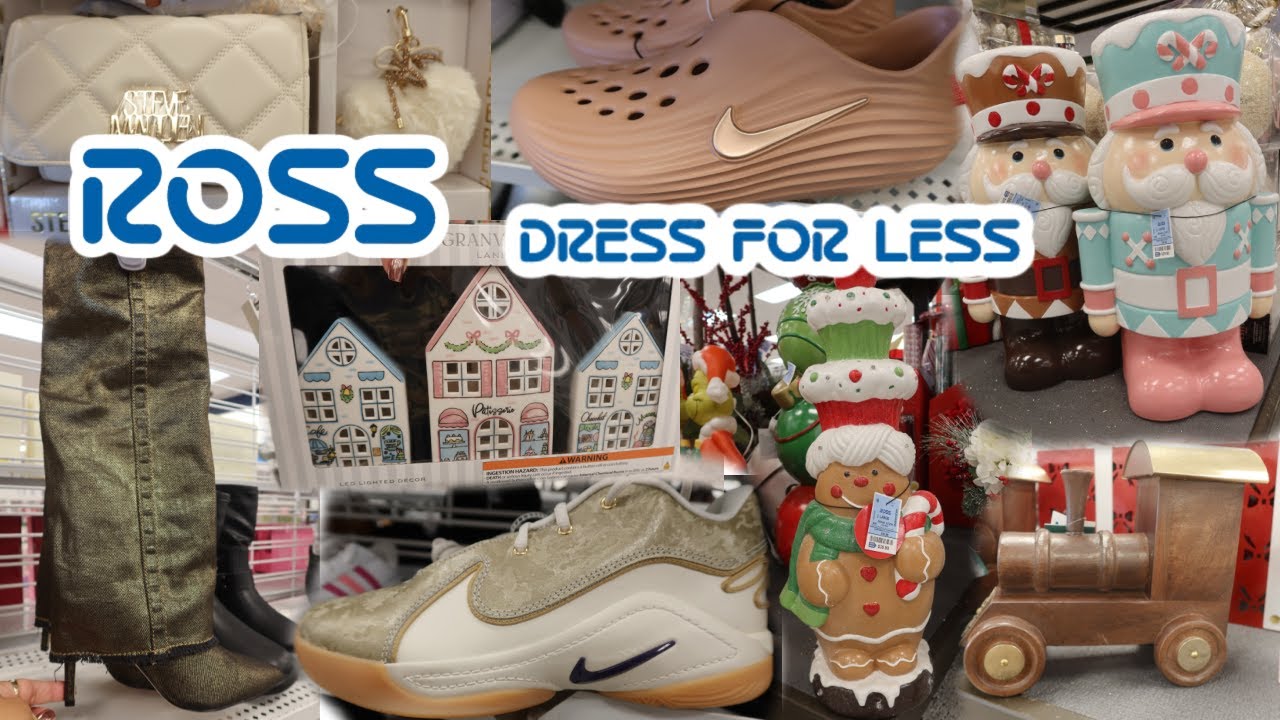 ROSS DRESS FOR LESS * NEW FINDS!! SHOES/DECOR & MORE - YouTube