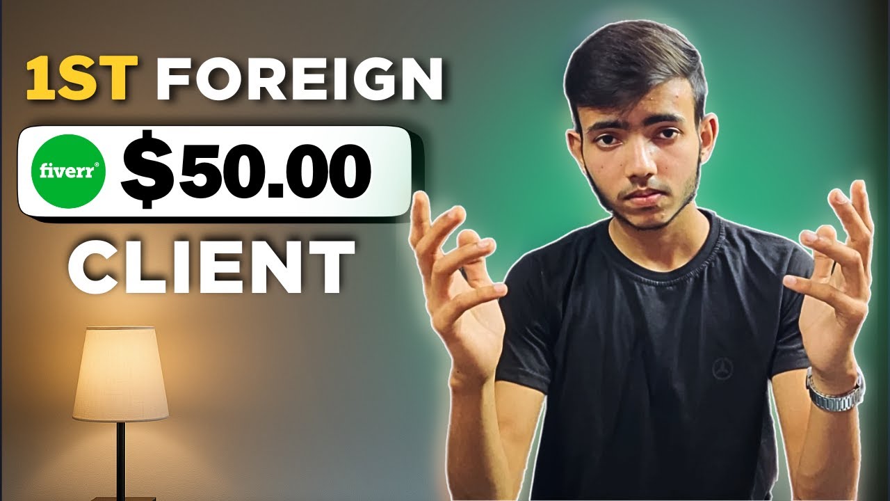 My FIRST FOREIGN Client (at 18) - YouTube