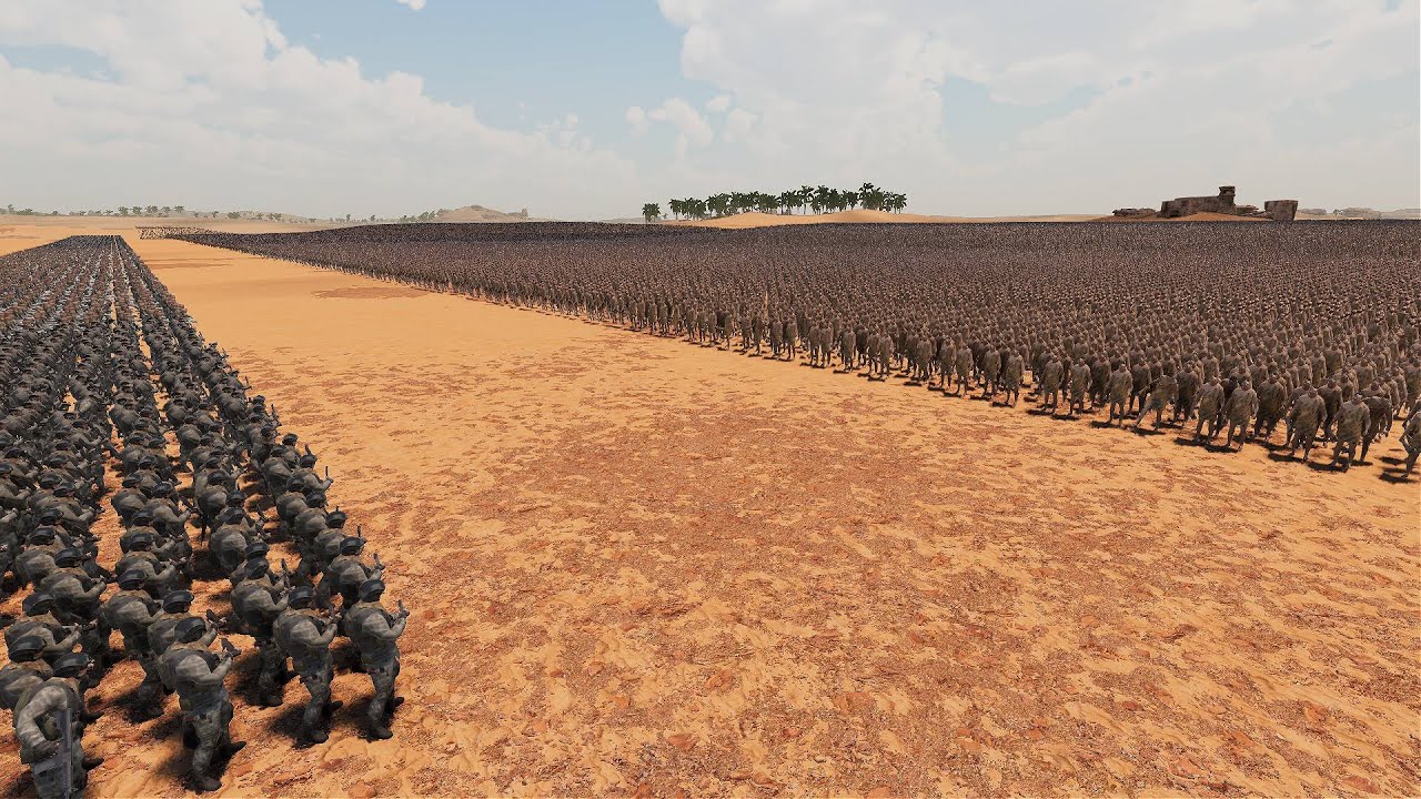 5000 MODERN SOLDIERS vs 300,000 CAVEMEN - Ultimate Epic Battle ...