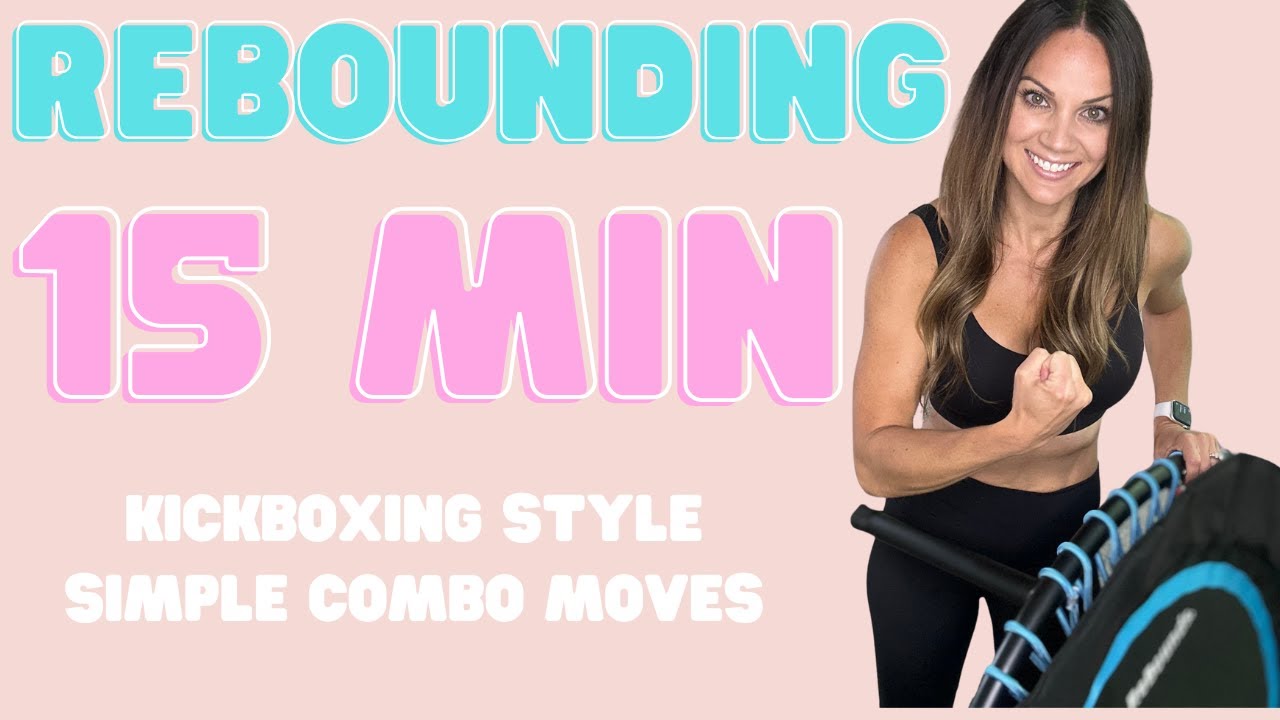 REBOUNDING 15 MIN Kickboxing Style Cardio Workout | Simple Cardio ...