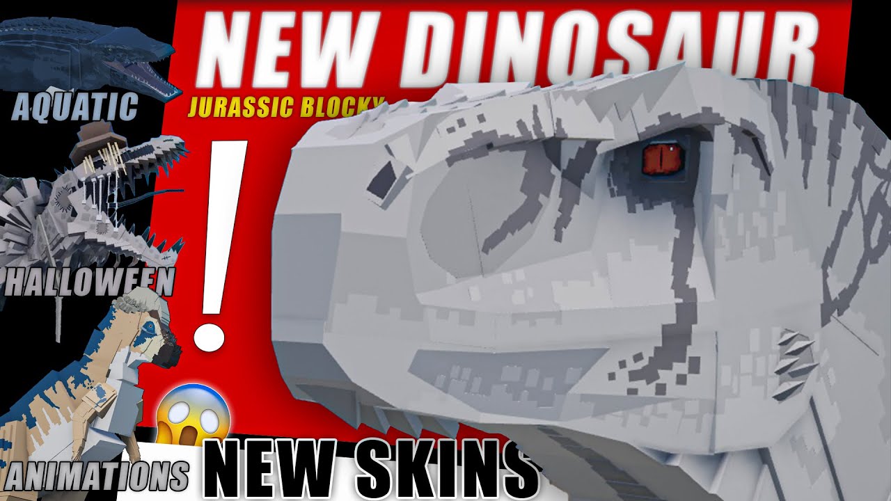 Jurassic Blocky! This week updates | New Dinosaurs are coming | New ...