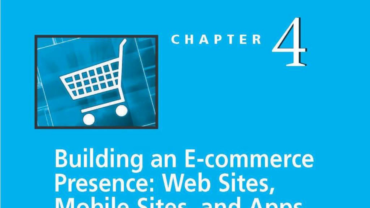 Chapter 4 Building an E Commerce Presence - Audio Lecture - YouTube