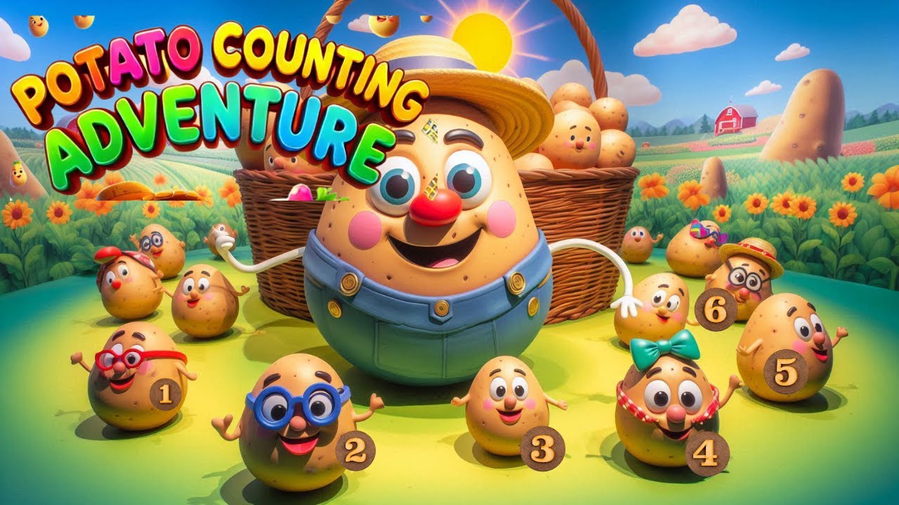 One Potato, Two Potatoes | Count Potatoes! | @moonpals - YouTube