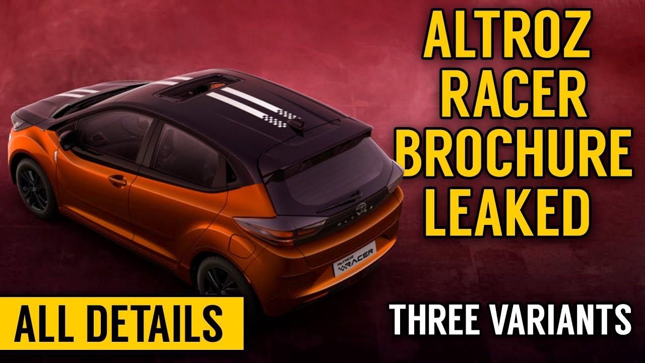 New altroz racer launch date confirmed and brochure revealed | All ...