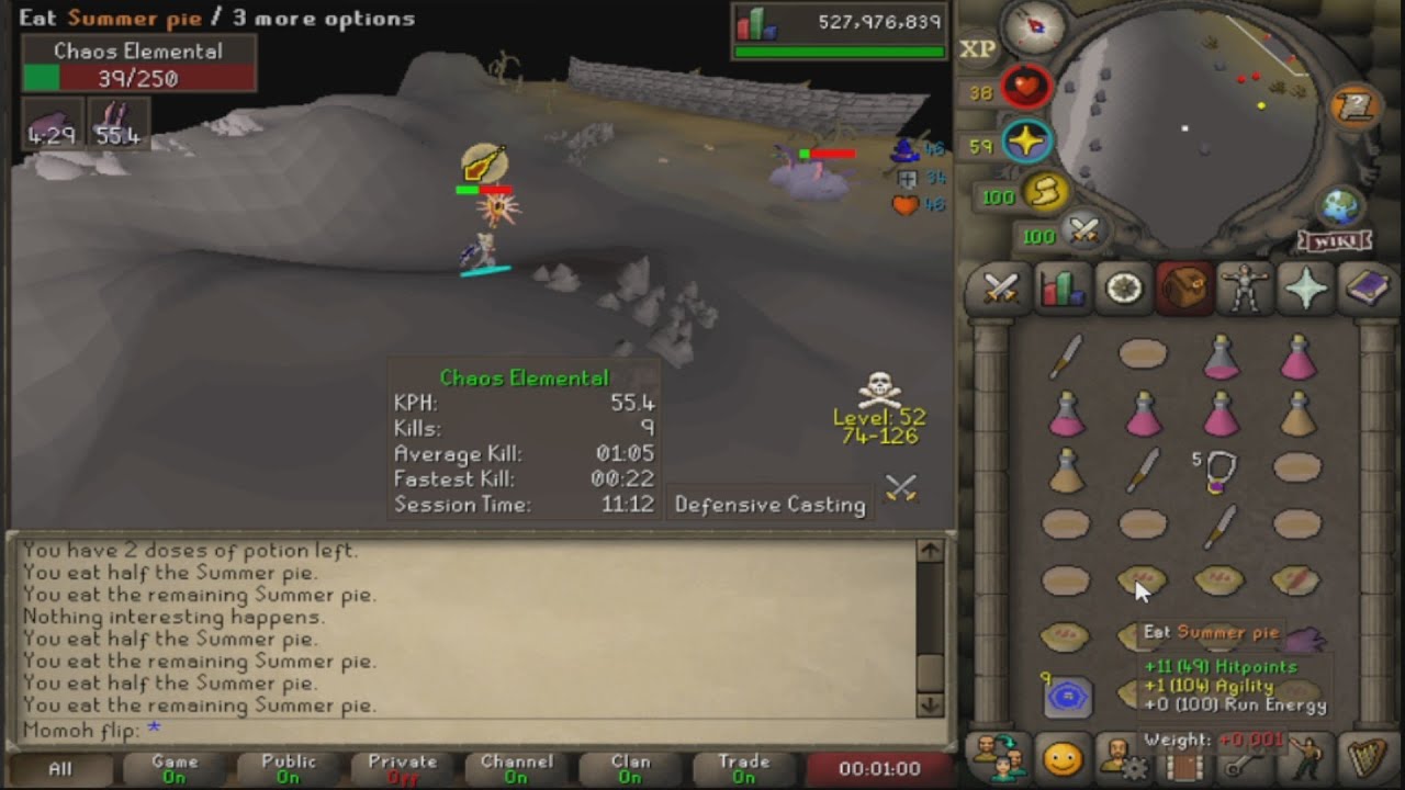 OSRS Chaos Elemental w/ Tumeken's Shadow(bad) - YouTube