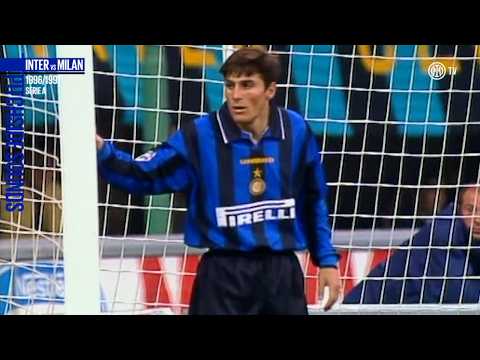 Javier Zanetti vs AC Milan (13.04.1997) Brilliant Dribbling