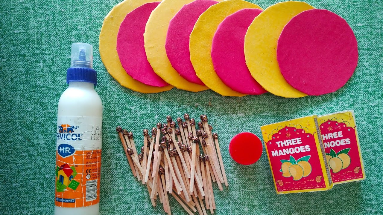 Best craft with matchsticks👌|| Easy and Simple craft😍 || Wall hanging ...