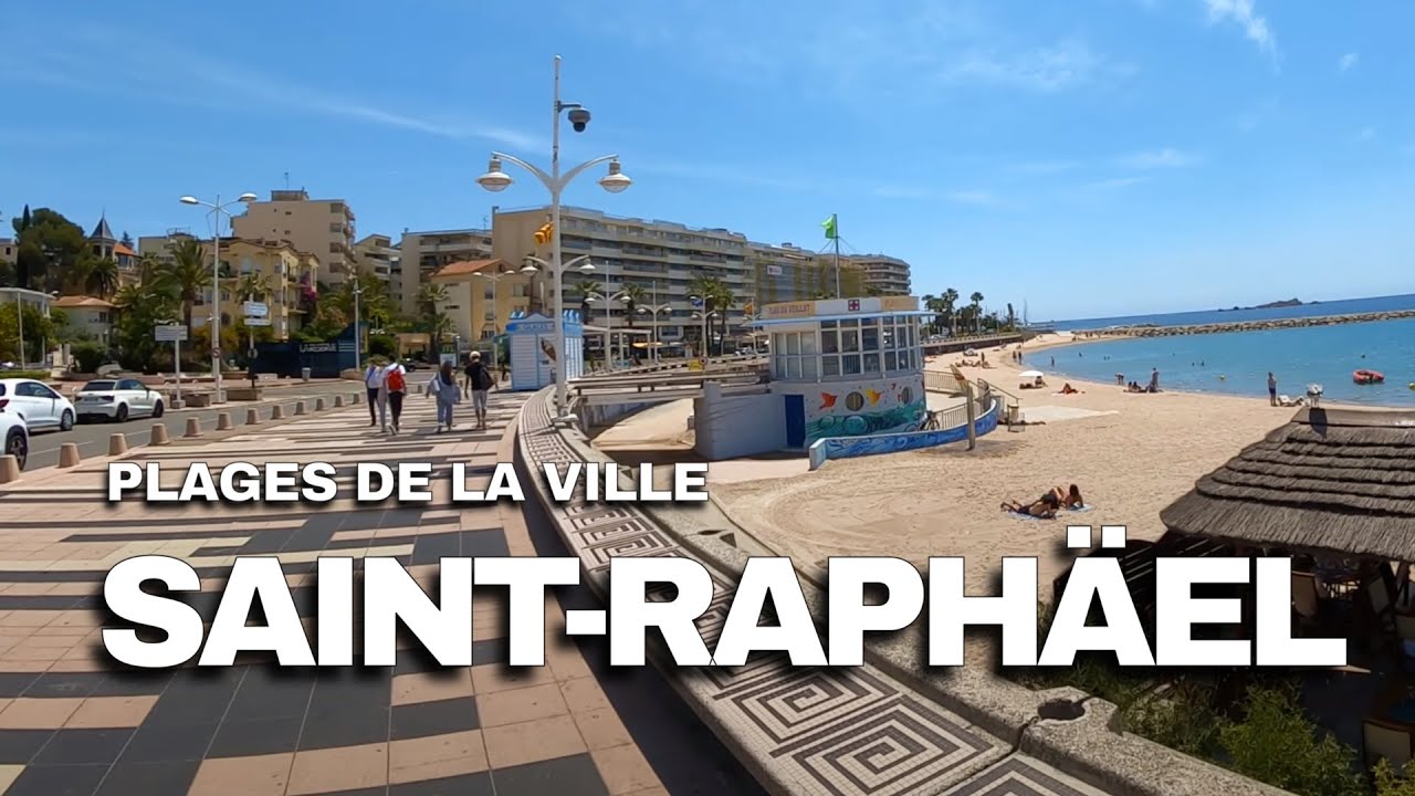Saint-Raphael, France • Plages de la Ville • Côte d'Azur • July 8, 2021 ...