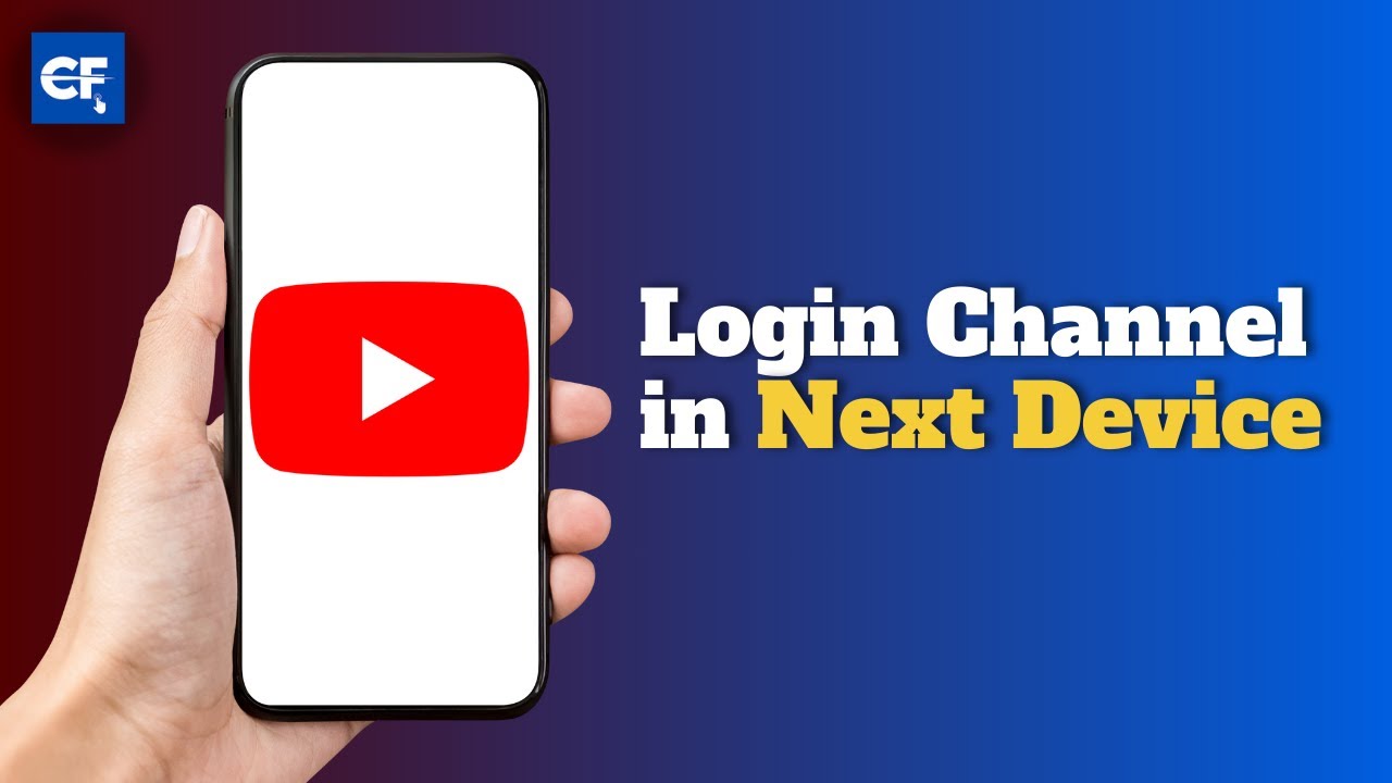 How to Login your Youtube Channel in Another phone - YouTube