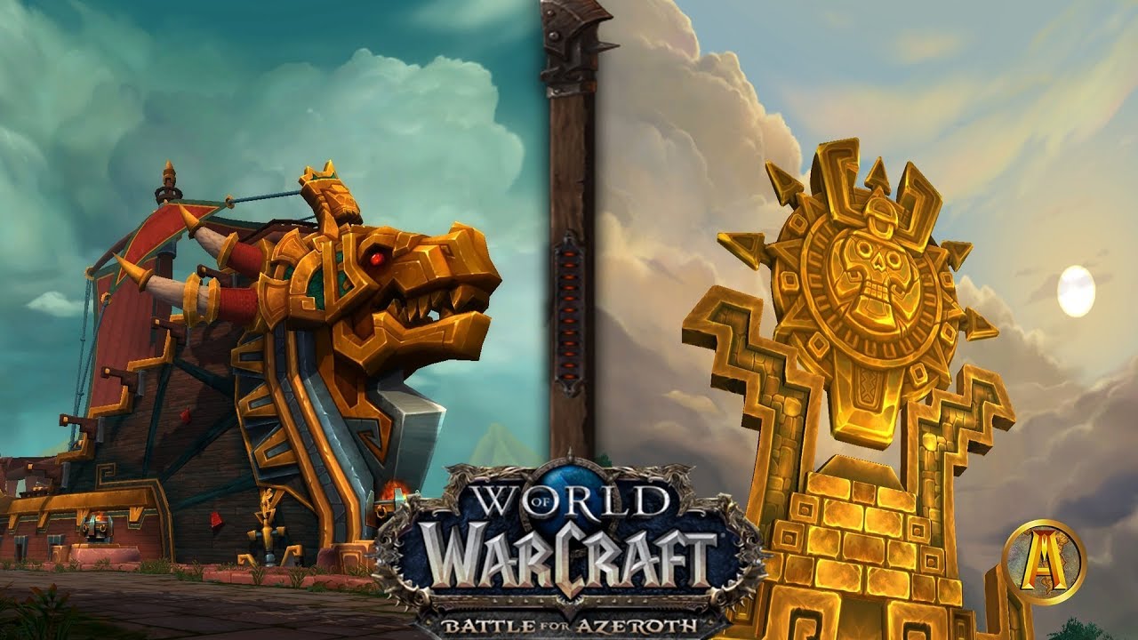 Exploring Zuldazar & Zandalar [Battle for Azeroth 8.0.1] - YouTube