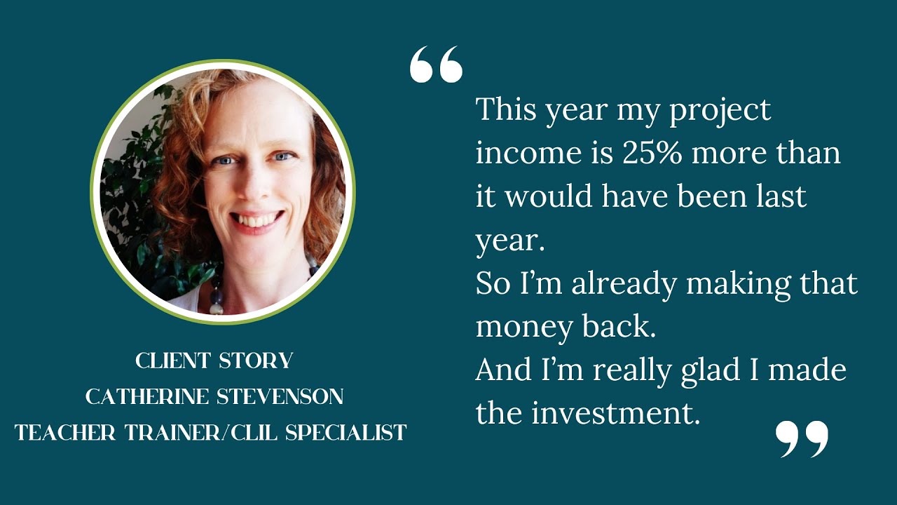 Creating a business as a teacher trainer- Catherine Stevenson - YouTube