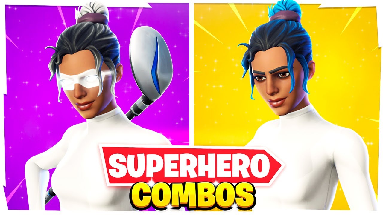 5 New TRYHARD Superhero COMBOS in Fortnite! (PROS Use These Combos ...