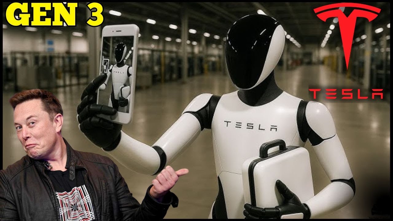Revolution Unleashed! Elon Musk Presents Tesla Bot Gen 3 with 1000 ...
