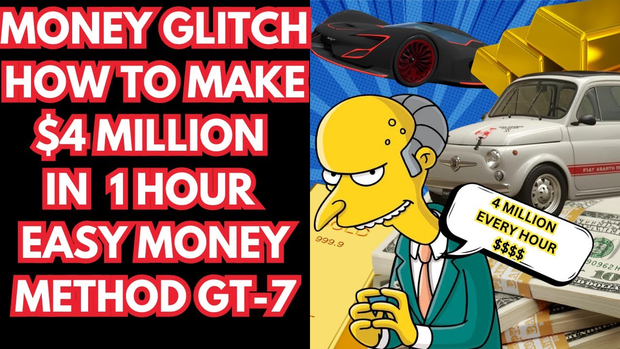 GT-7 Money Glitch: $4 Million Per Hour! | $1 Million Every 20 Minutes ...