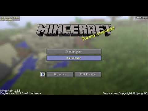 Eaglercraft 1.8.8 singleplayer - YouTube