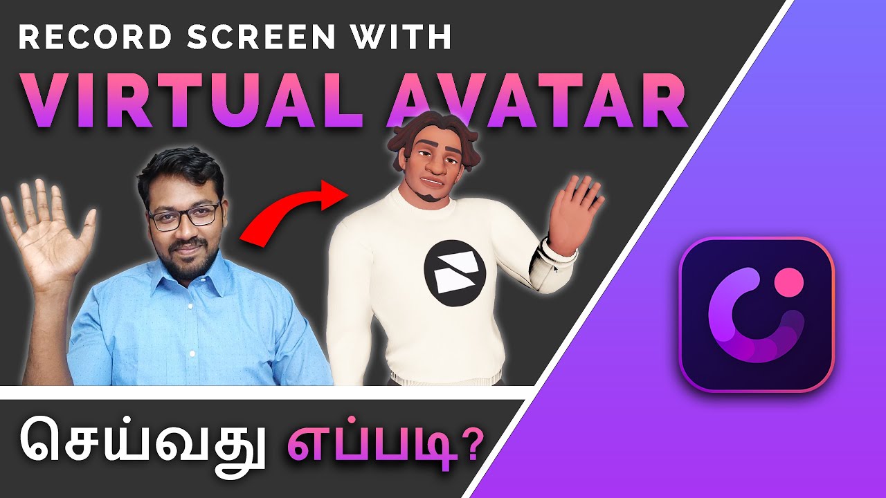 How to Record Screen with Virtual Avatar - YouTube