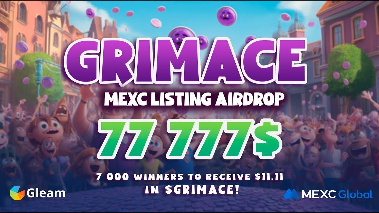 Chia Sẻ $77,777 in $GRIMACE tokens dự án GRIMACE- Chain Doge - YouTube