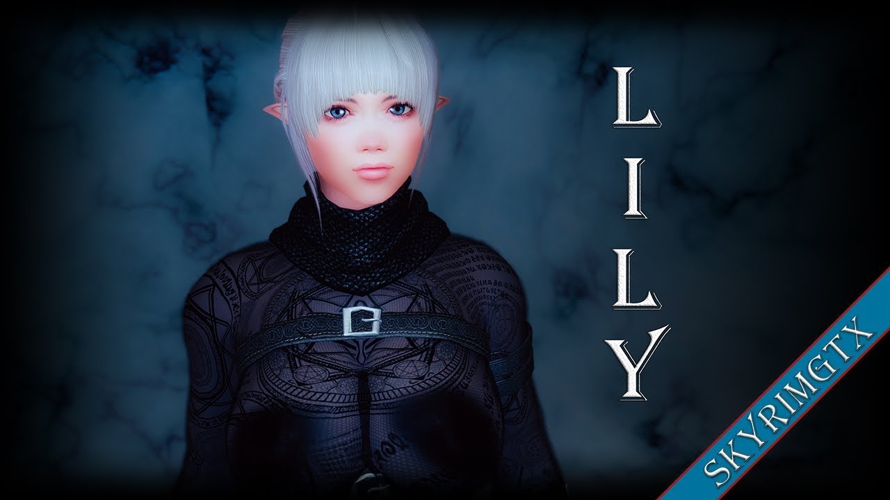 Skyrim: Lily Follower The Shadow Blade - YouTube