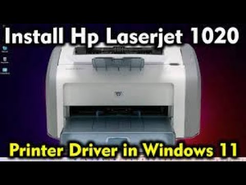 How to Install HP LaserJet 1020 Plus, Printer Driver Configure in ...