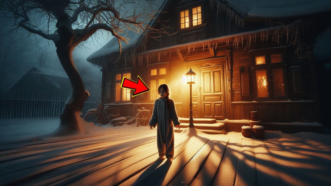 Left Daughter Alone in the Cold House, Then Suddenly, a Strange Knock ...