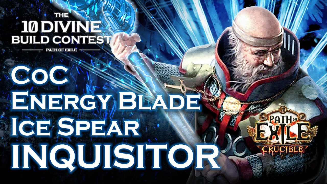 CoC Energy Blade Ice Spear Inquisitor (10M DPS & TANKY) | 10 DIVINE ...