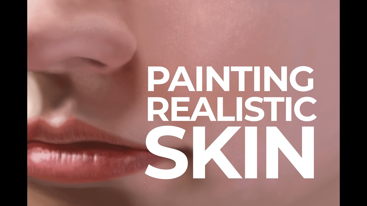 Painting and blending to make realistic skin in Photoshop or Procreate ...