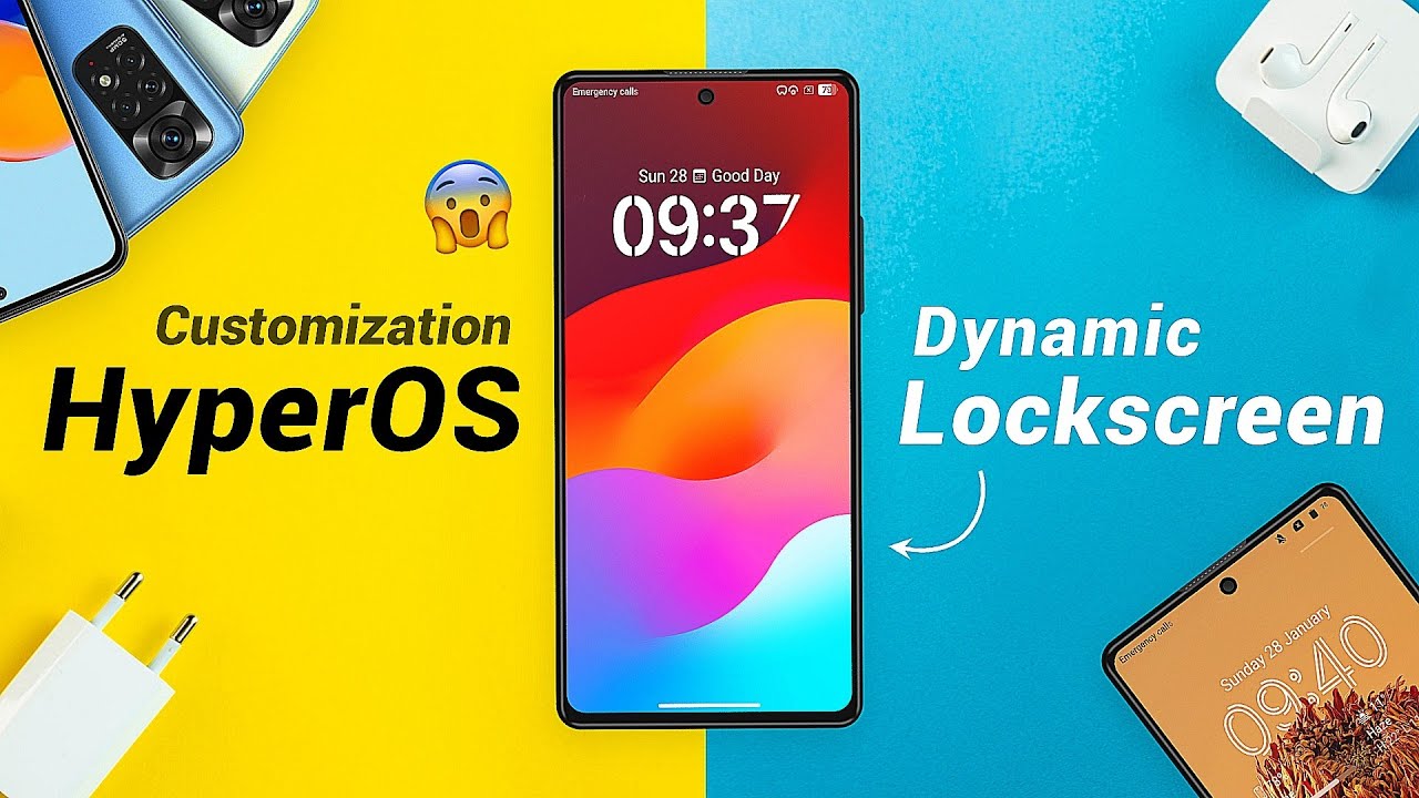 ⚡HyperOS Icon Theme | Dynamic Lockscreen | Customization - YouTube