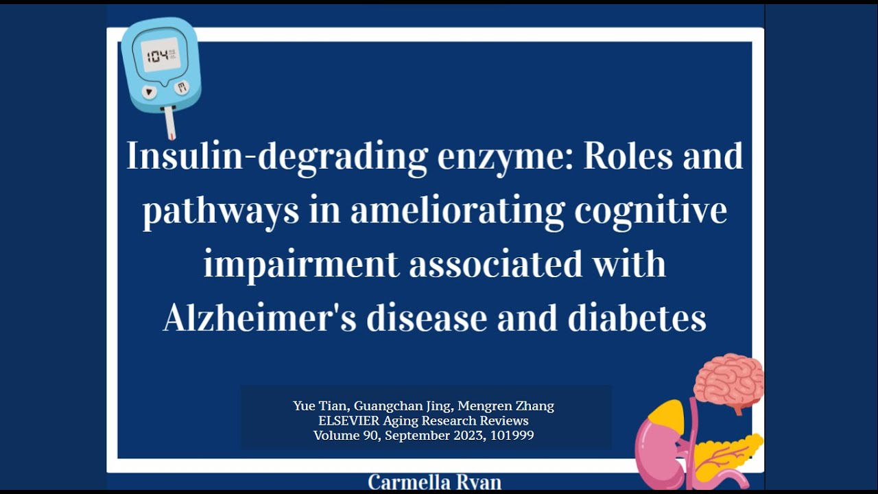 Summary and Response: Insulin-degrading enzymes, Alzheimer's Disease ...