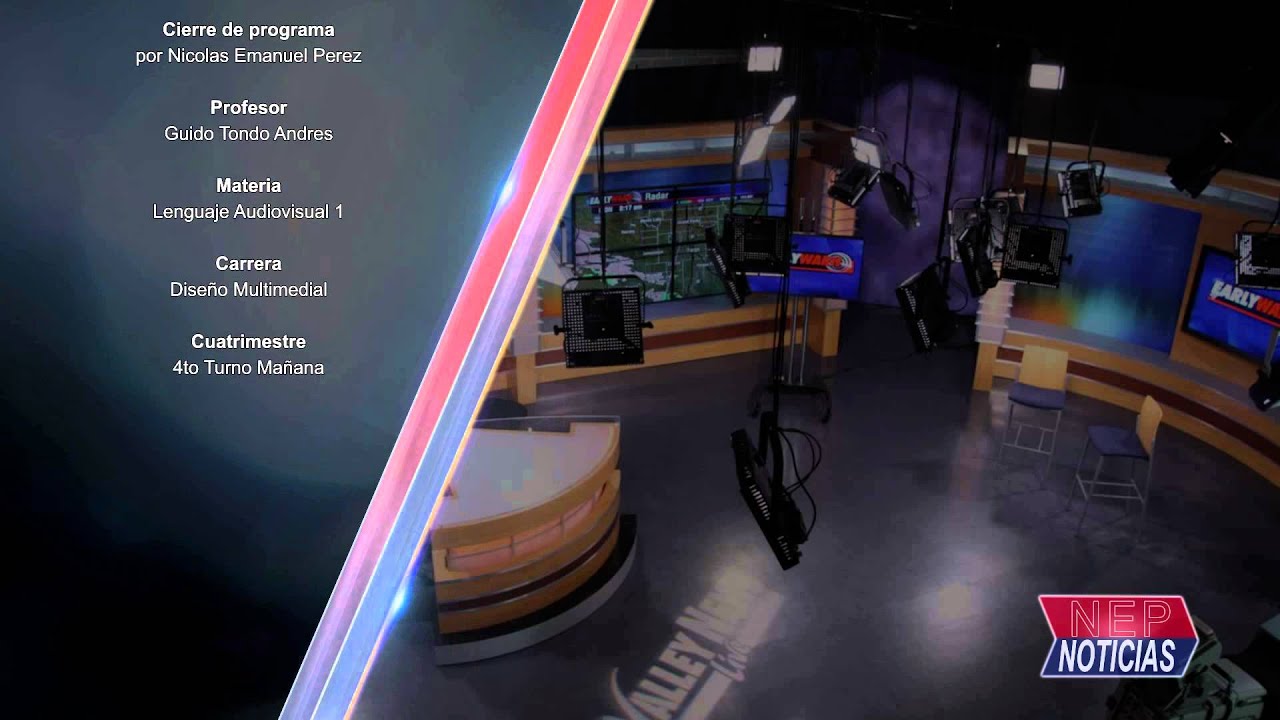 Cierre Noticiero - After Effects - YouTube