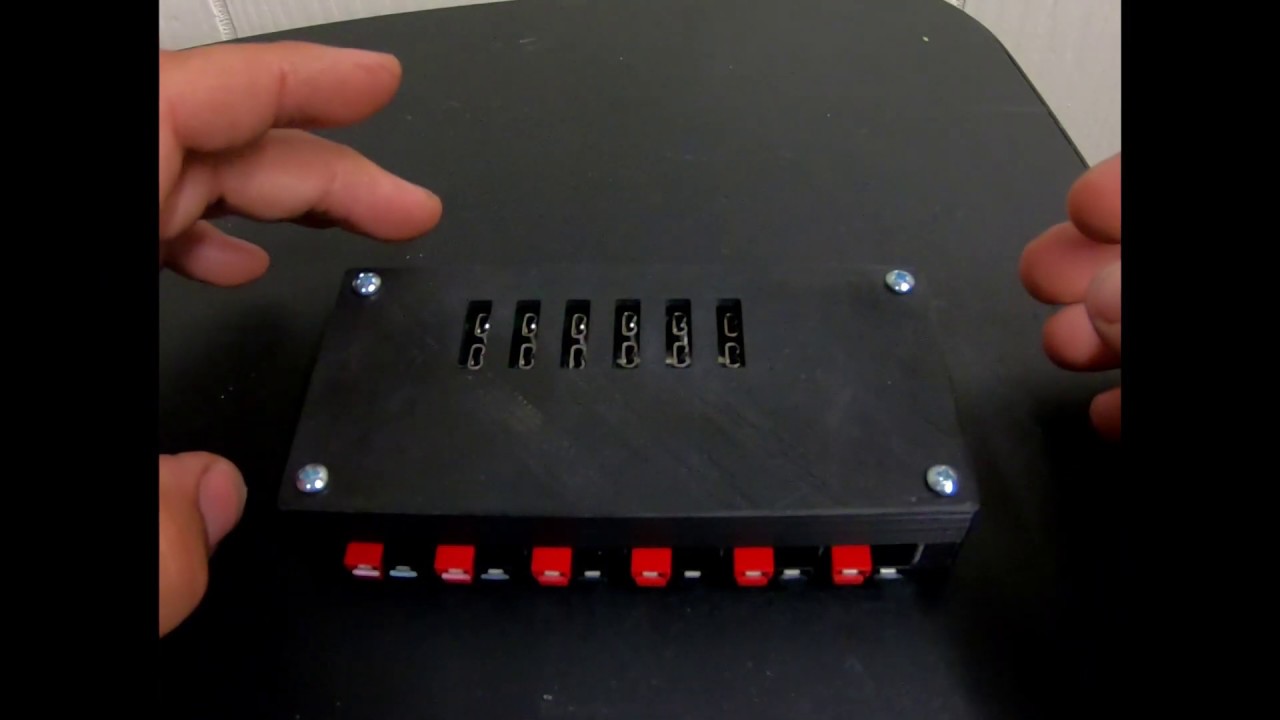 Anderson PowerPole Distribution Panel - YouTube