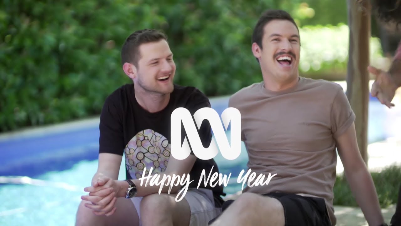 ABC-TV - Ben Harvey & Liam Stapleton Happy New Year Ident (January 2018) - YouTube
