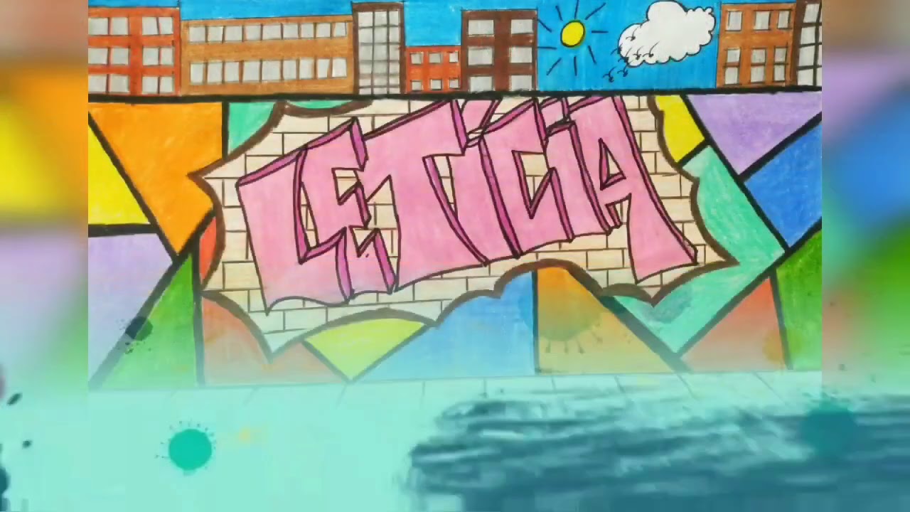 Desenho GRAFITE - atividade Arte Urbana - YouTube