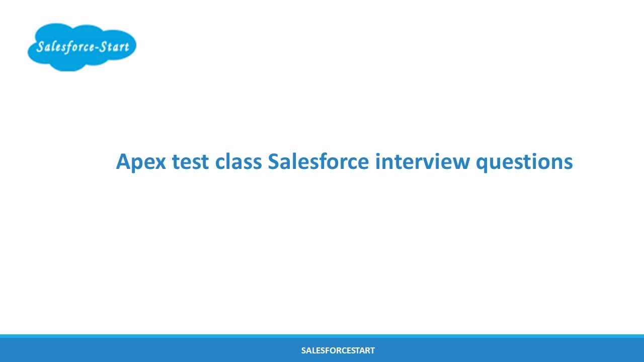 Salesforce Development Scenario-based Interview questions 6 - YouTube