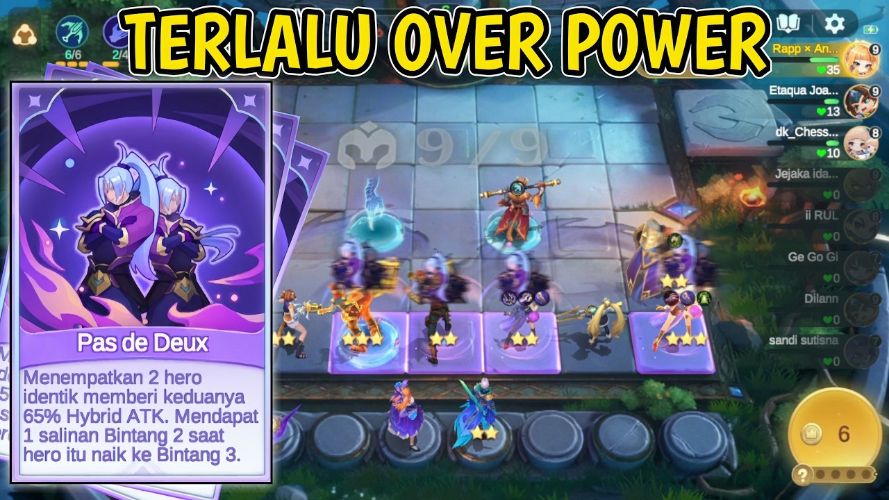 CARD PASS DE DEUX AUTO WIN⁉️ - MAGIC CHESS || Mobile Chess: Go Go - YouTube