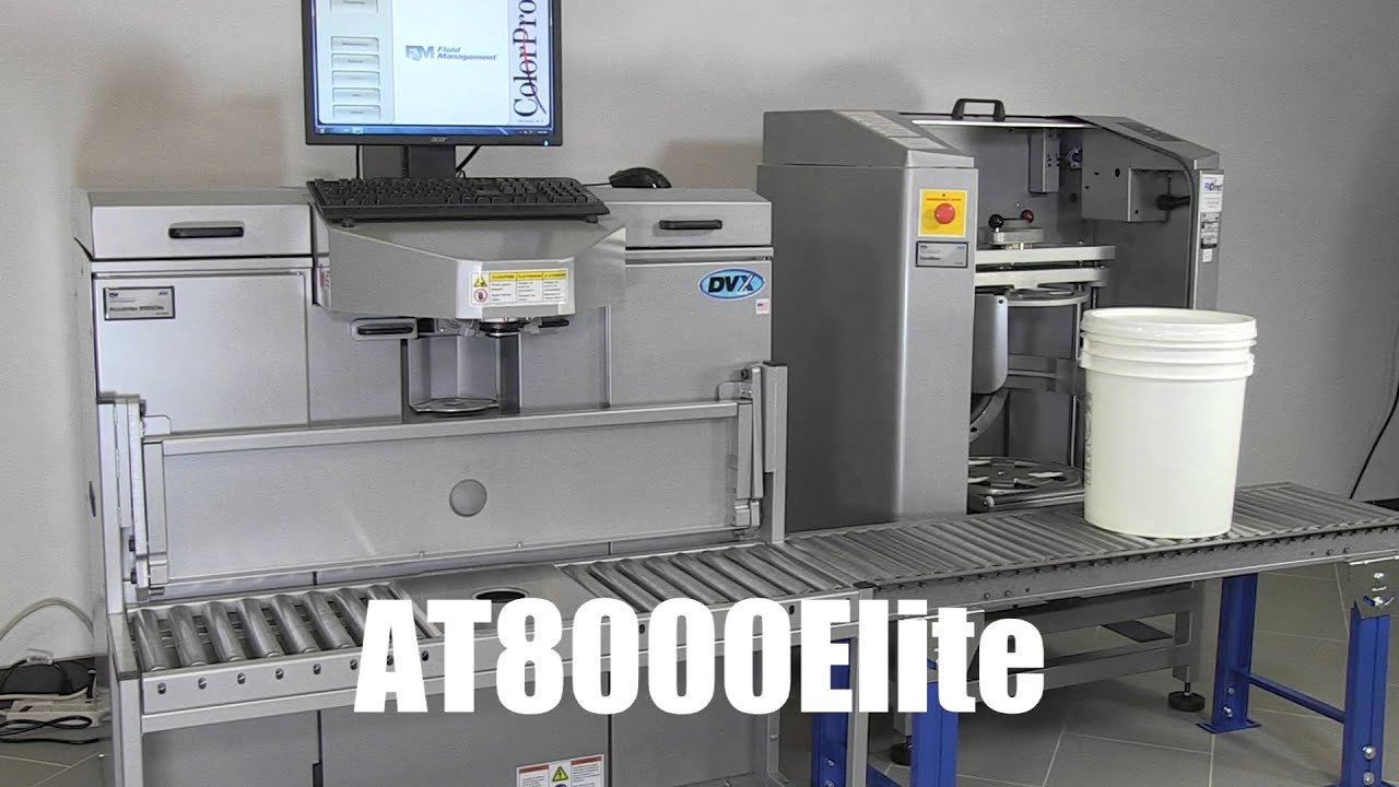 Automatic Paint Dispenser- Accutinter 8000 Elite - Fluid Management ...