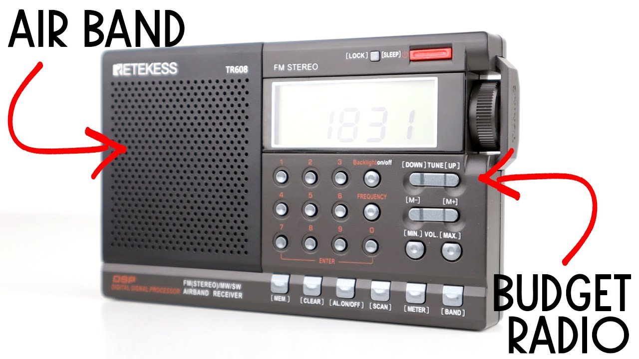 Retekess TR608 Budget Shortwave, FM, AM & Air Band Radio Receiver ...
