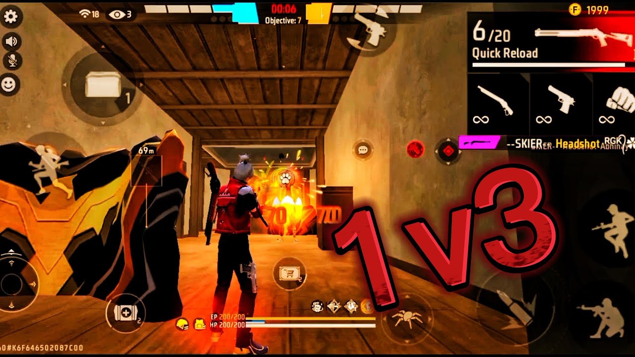 The Best 1v3 in my life | SKIER - YouTube